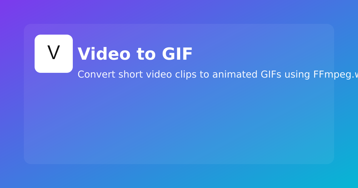 Convert Video to GIF Free - Make Animated GIFs in | easy-pdf